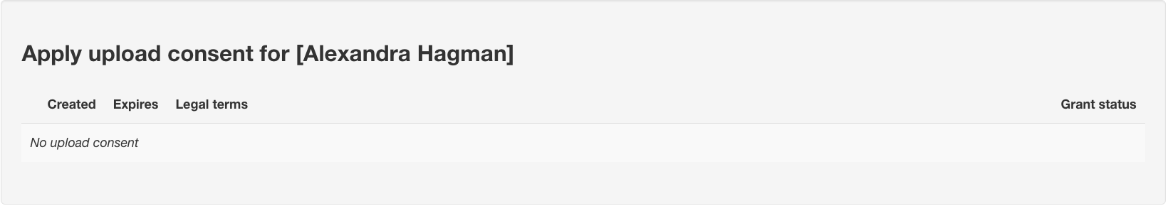 How you apply Consent Upload to multiple files