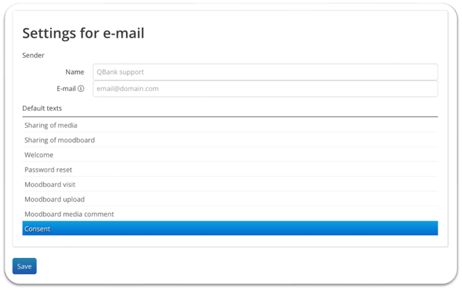 Customize your consent email template