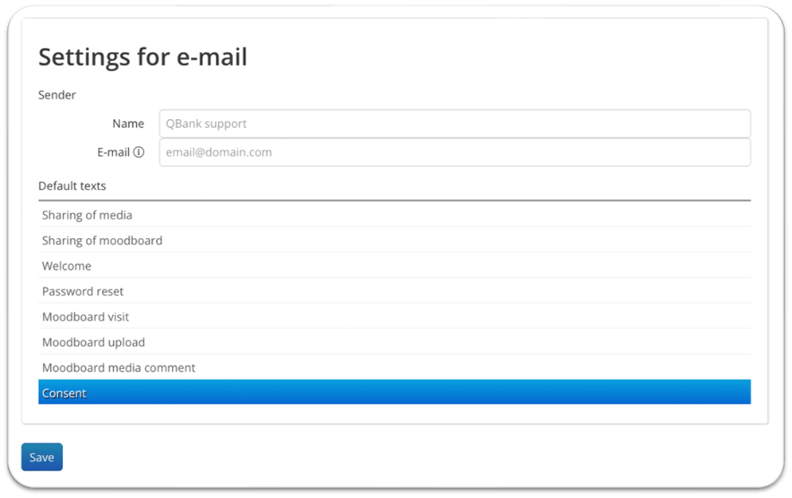 Customize your consent email template
