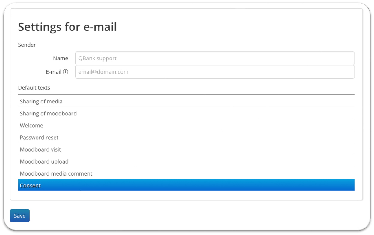 Customize your consent email template