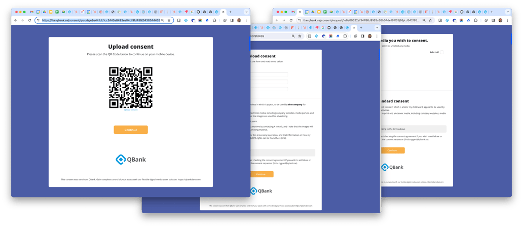 Customize your consent landing page
