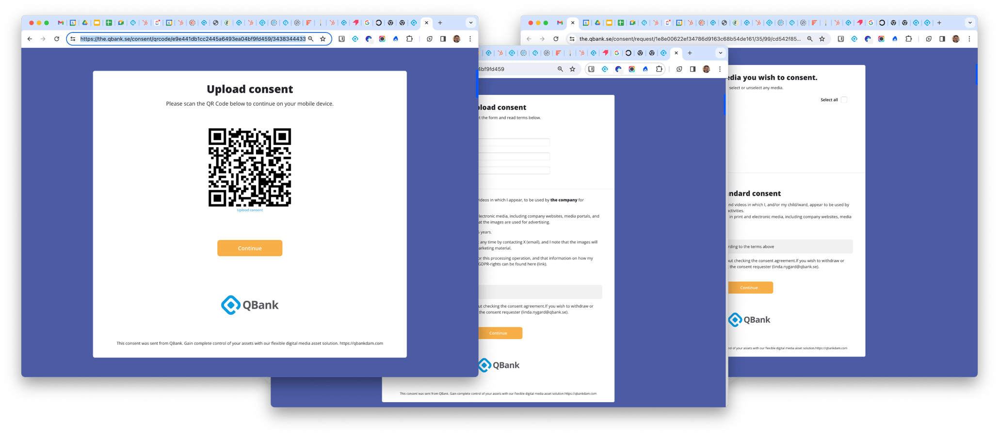 Customize your consent landing page